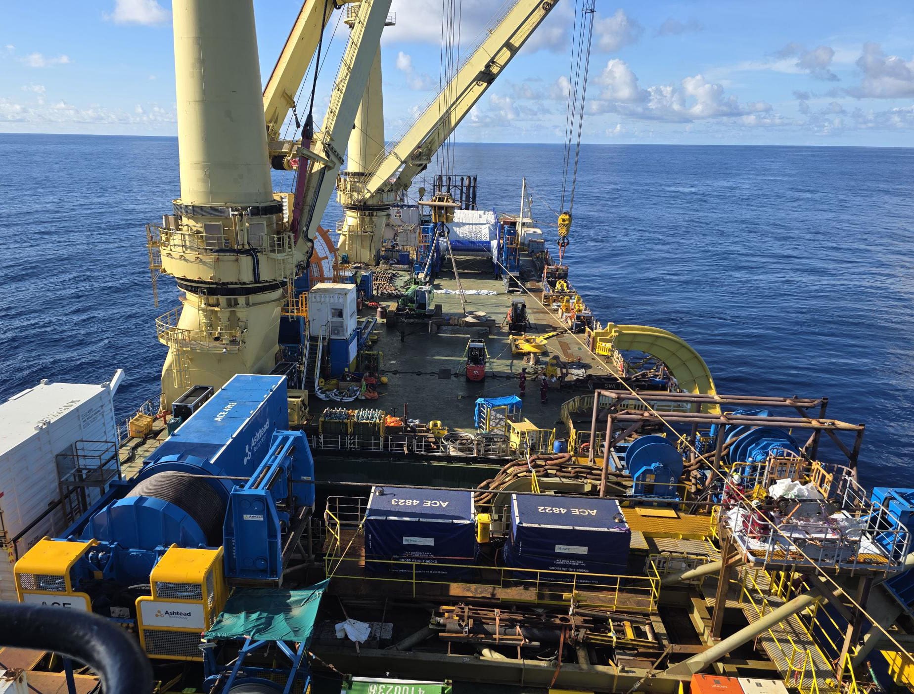 Pre-lay of FPSO mooring lines - Ashtead Technology